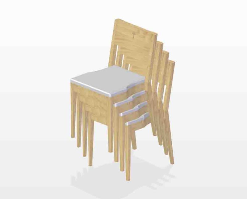 Churchchairs - stackable, connectable - Manufacturer CONFER